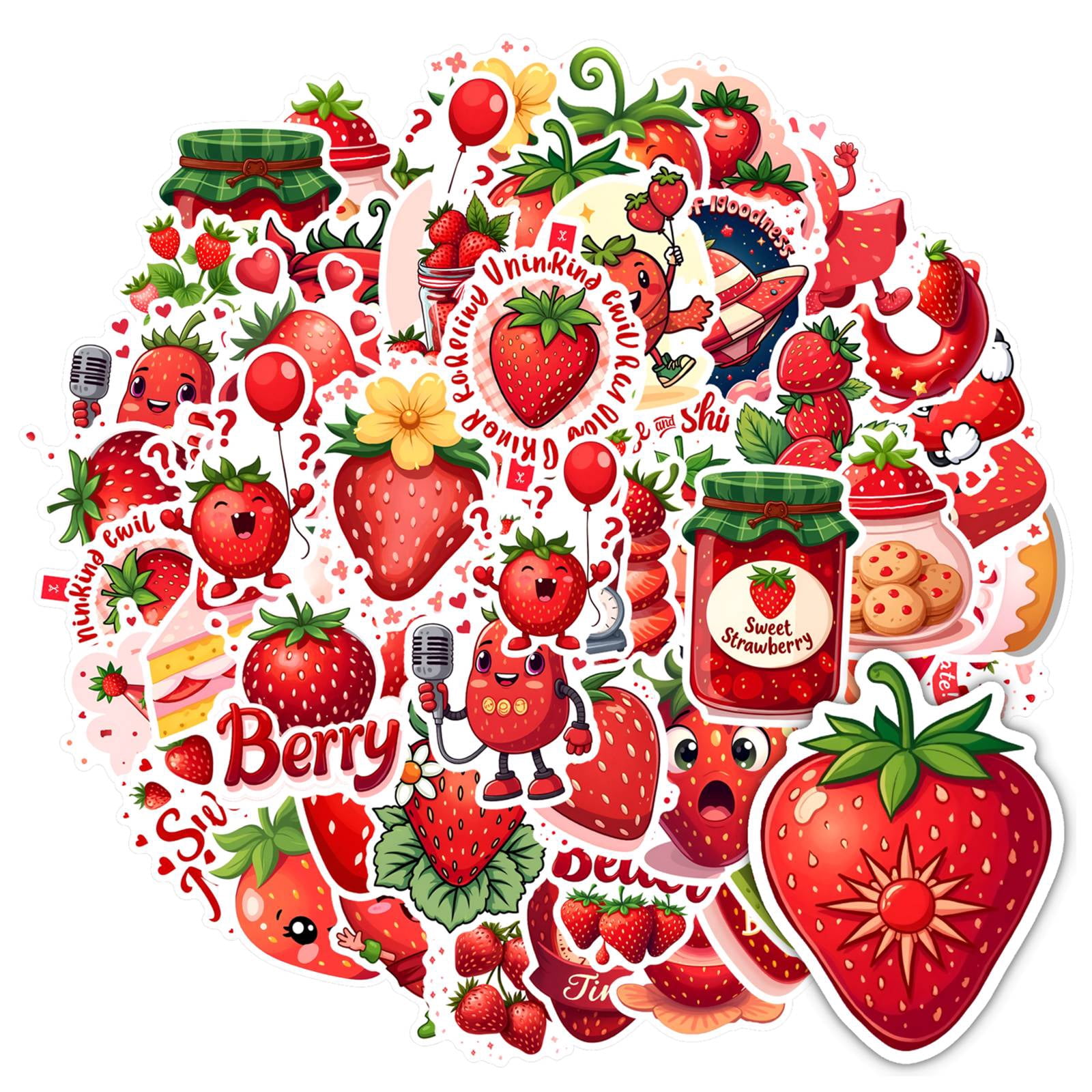 35pcs-50pcs Cute Children Stickers Cartoon Stationery Stickers Funny ...