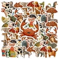 35pcs-50pcs Cute Stickers Animal Stationery Stickers Retro Children ...