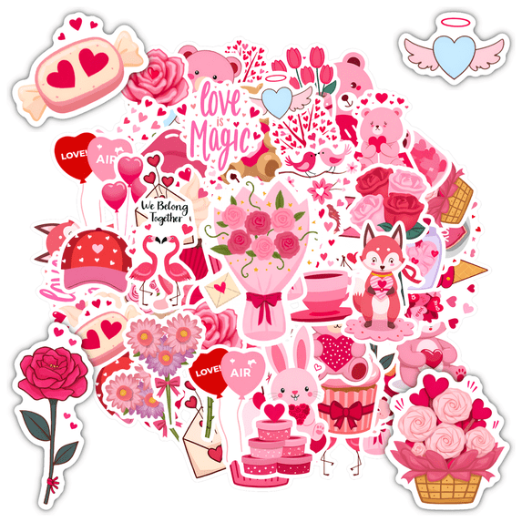 35pcs-50pcs Cute Stickers Kids Stickers Kawaii Animal Stickers Children ...
