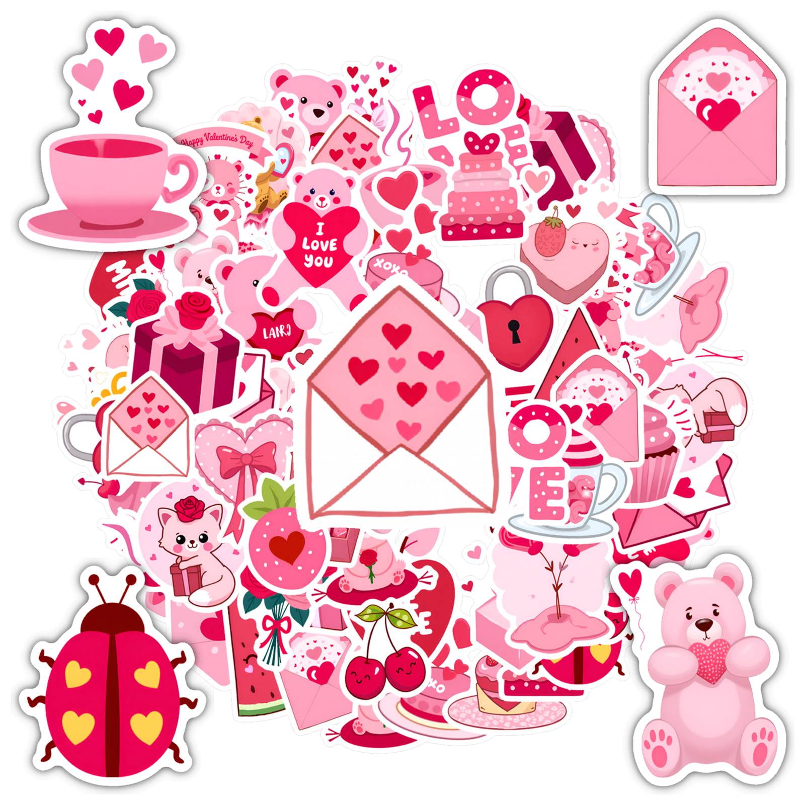 35pcs-50pcs Cute Stickers Kids Stickers Pink Stickers Teacher Reward ...