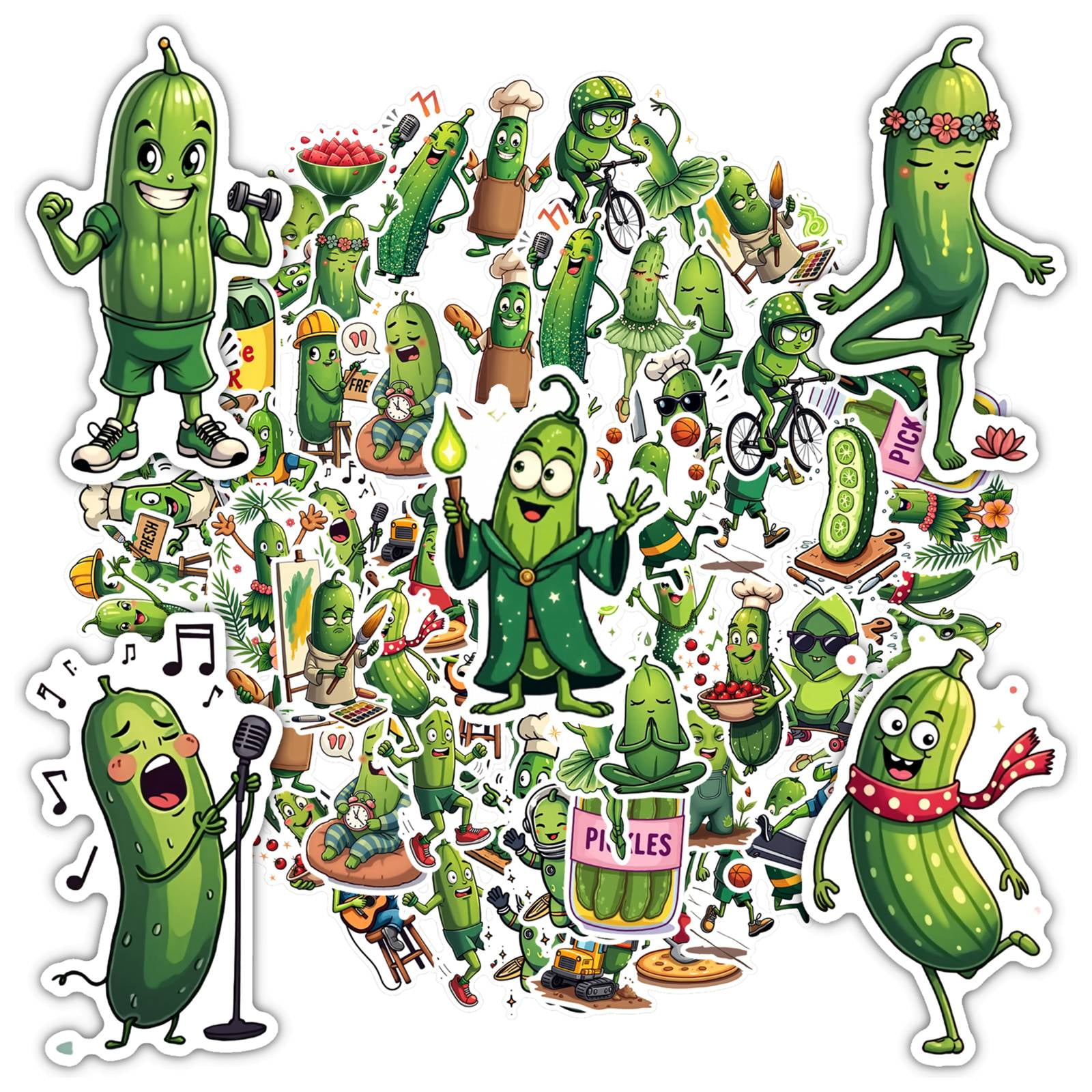 35pcs-50pcs Funny Stickers Stationery Stickers Cartoon Characters Kids ...