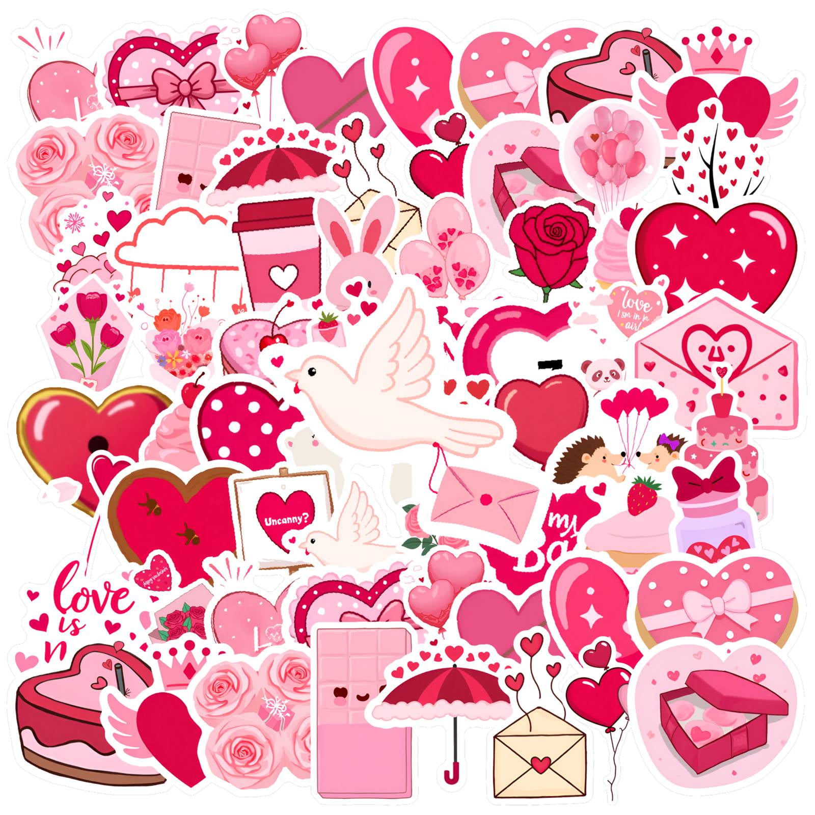 35pcs-50pcs Romantic Stationery Sticker Lovely Teacher Reward Stickers ...
