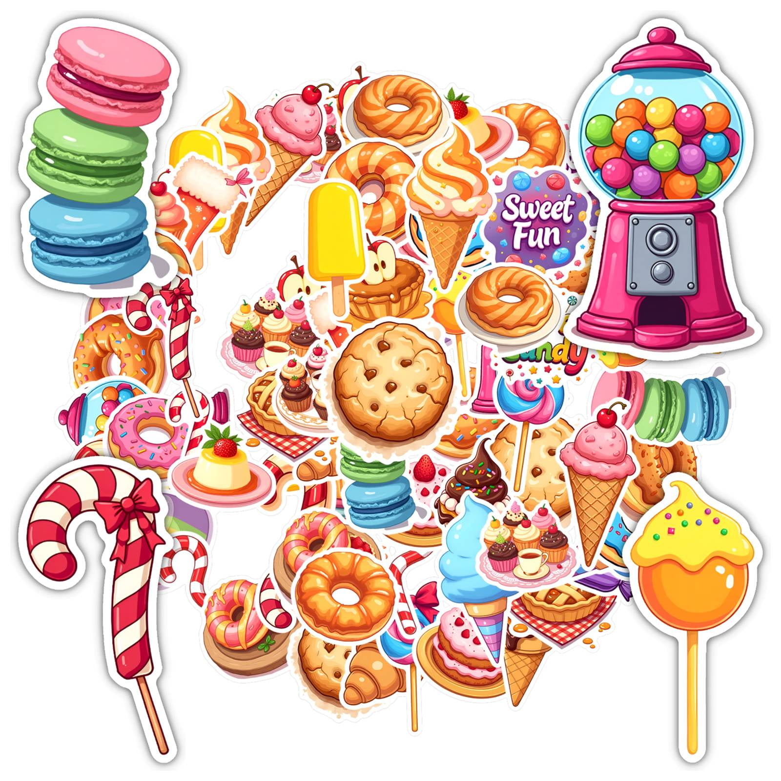 35pcs-50pcs Sweet Stickers Stationery Cute Stickers Children Stickers ...