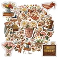 35pcs-50pcs Vintage Stationery Stickers Retro Kids Stickers Floral ...