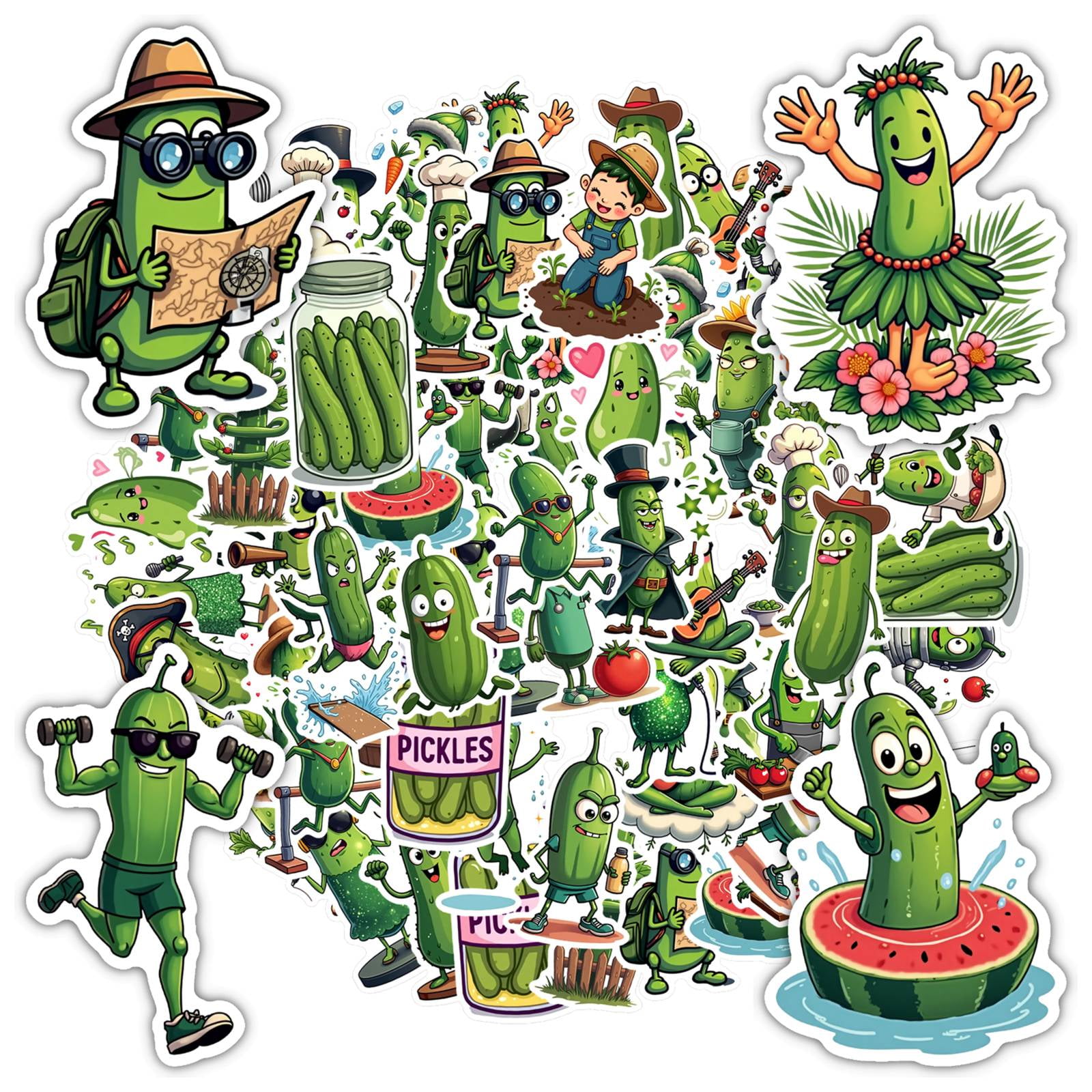 35pcs-50pcs Whimsical Stickers Kids Stickers Funny Stickers Cartoon ...