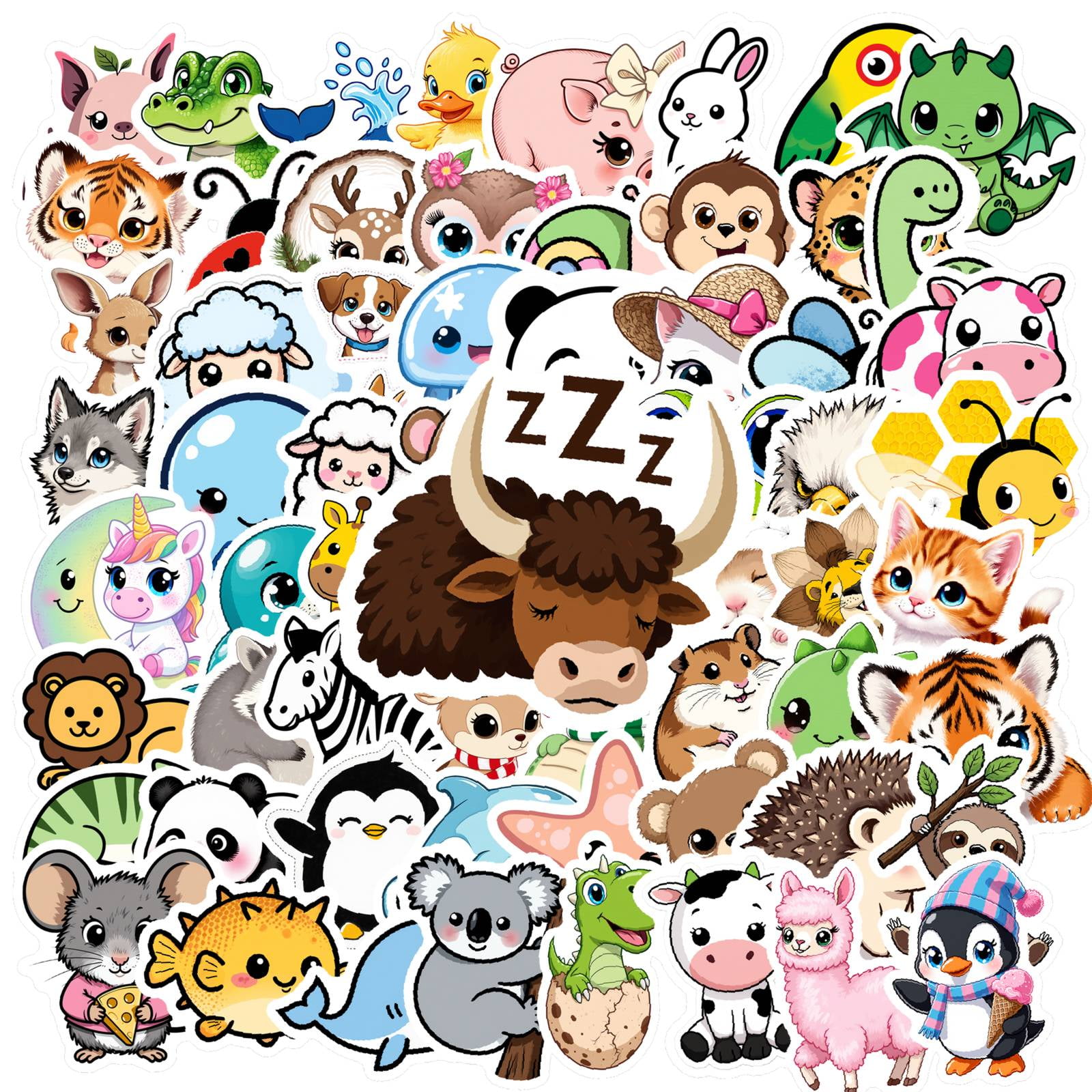 35pcs-70pcs Adorable Stickers Animal Kids Stickers Funny Penguin ...