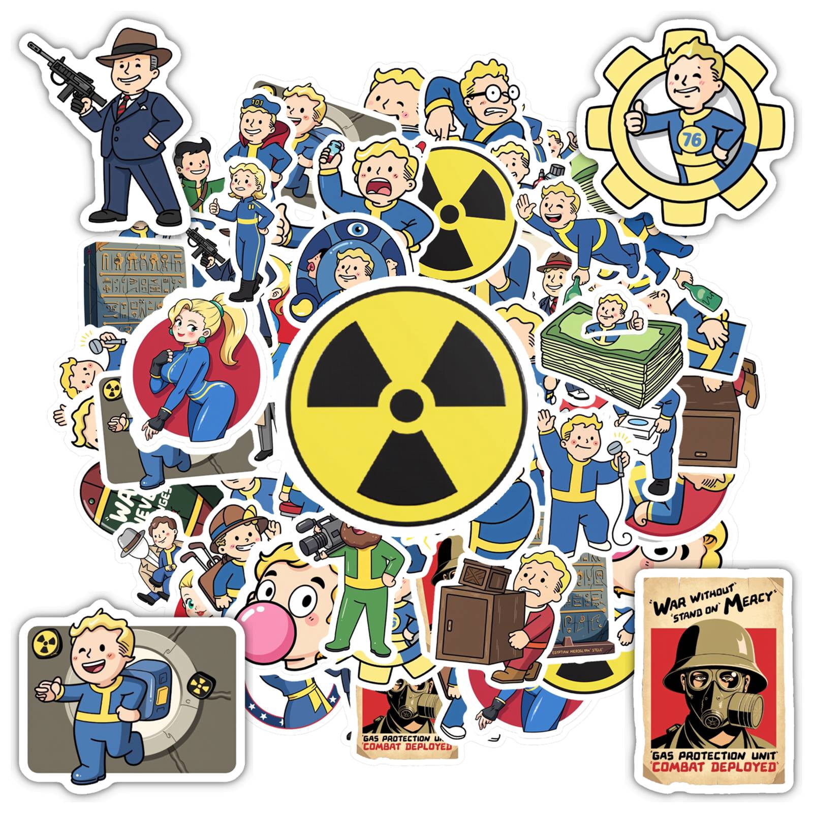 35pcs Adorable Stickers Vault Decals Playful Stationery Stickers for ...