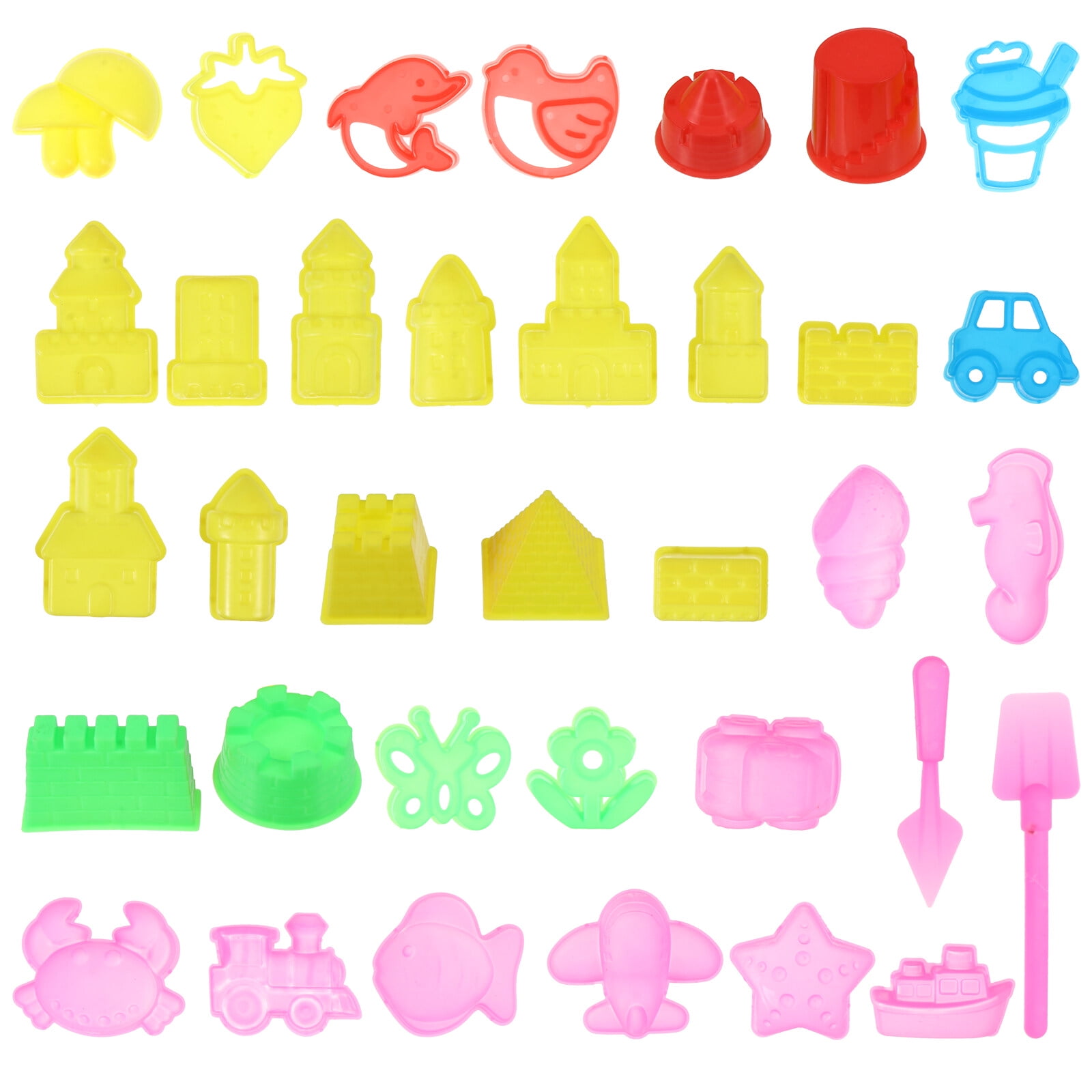 35pcs Children Manual DIY Plasticine Cartoon Clay Mold Toys (Random ...