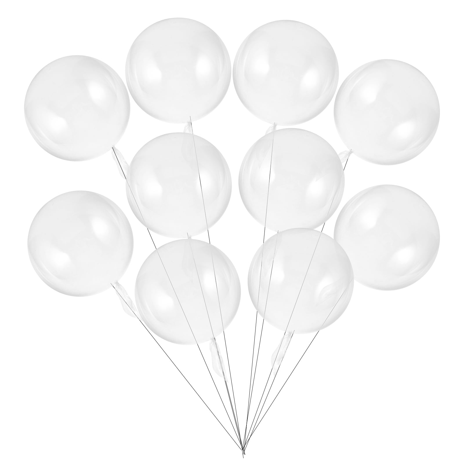 35pcs Clear Bubble Balloons Bobo Balloons Clear Balloons For Stuffing ...