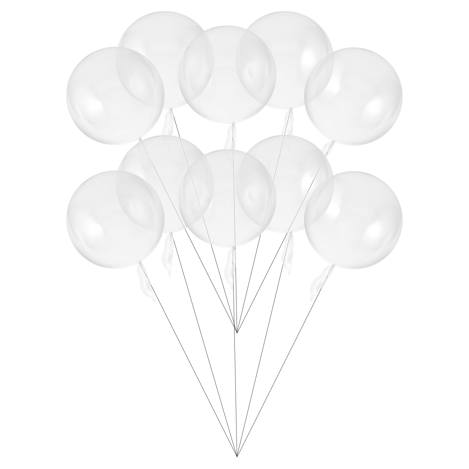 35 Pcs Clear Bobo Balloons Decorations for Weddings Bride Baby ...