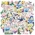 35pcs Colorful Stationery Stickers Cute Kids Stickers Floral Kids ...