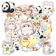 35pcs Cute Animal Stationery Stickers Cartoon Teacher Reward Stickers ...