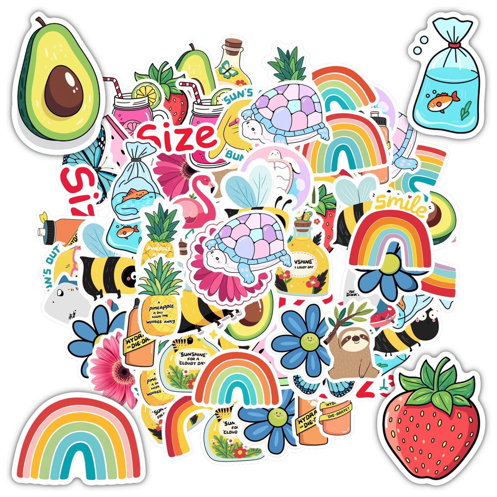 35pcs Cute Stationery Stickers Animal Kids Stickers PVC Stickers for ...