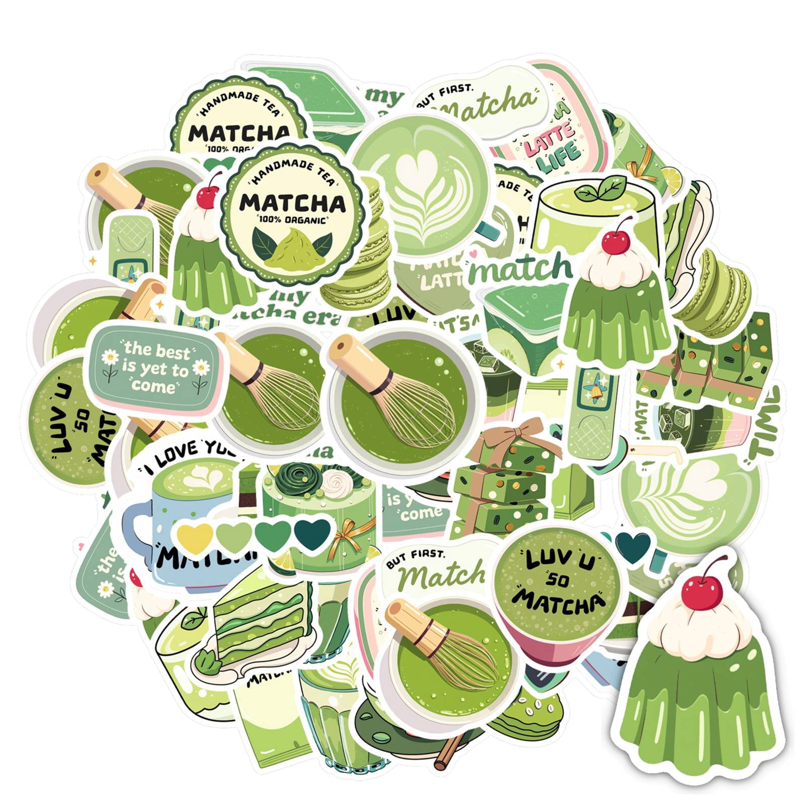 35pcs Cute Stationery Stickers Beverage Graffiti PVC Food Kids Stickers ...