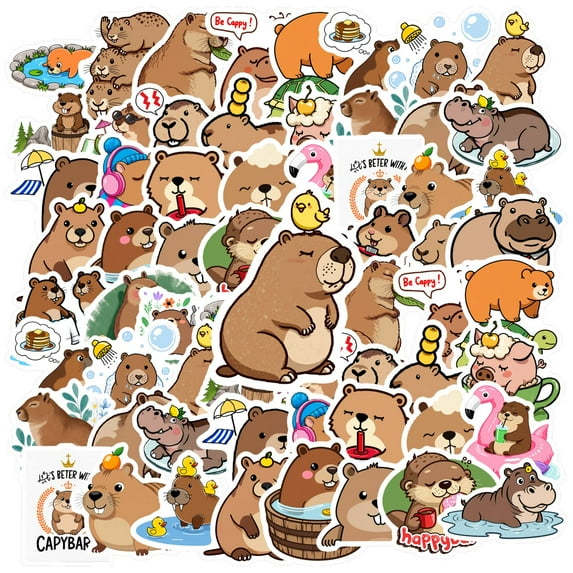 35pcs Funny Animal Stickers Waterproof Kids Stickers DIY Stickers for ...