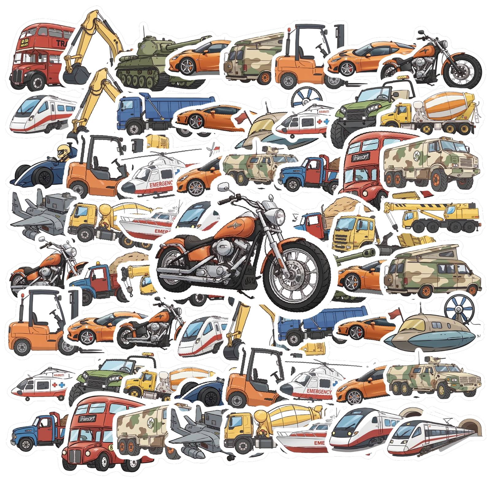 35pcs Glossy Stationery Stickers Cartoon Kids Stickers DIY Stickers for ...