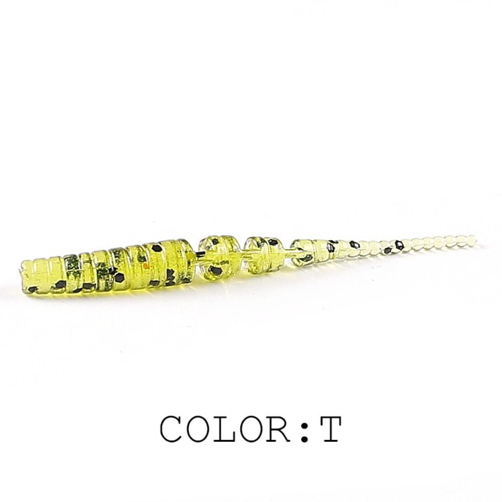 35pcs Portable 50mm Soft Silica Gel Predator Tackle Fishing Lures ...