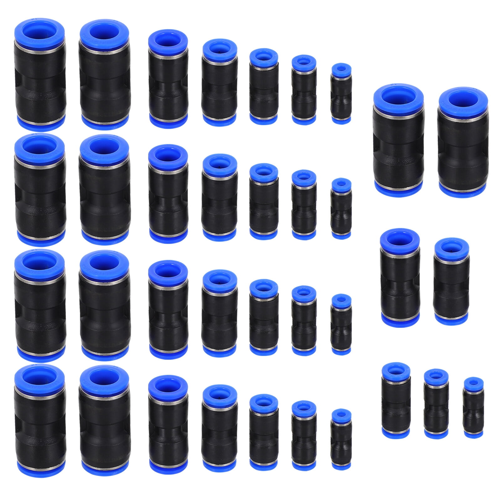 35pcs Premium Straight Joints Fitting Joints Quick Joints - Walmart.com