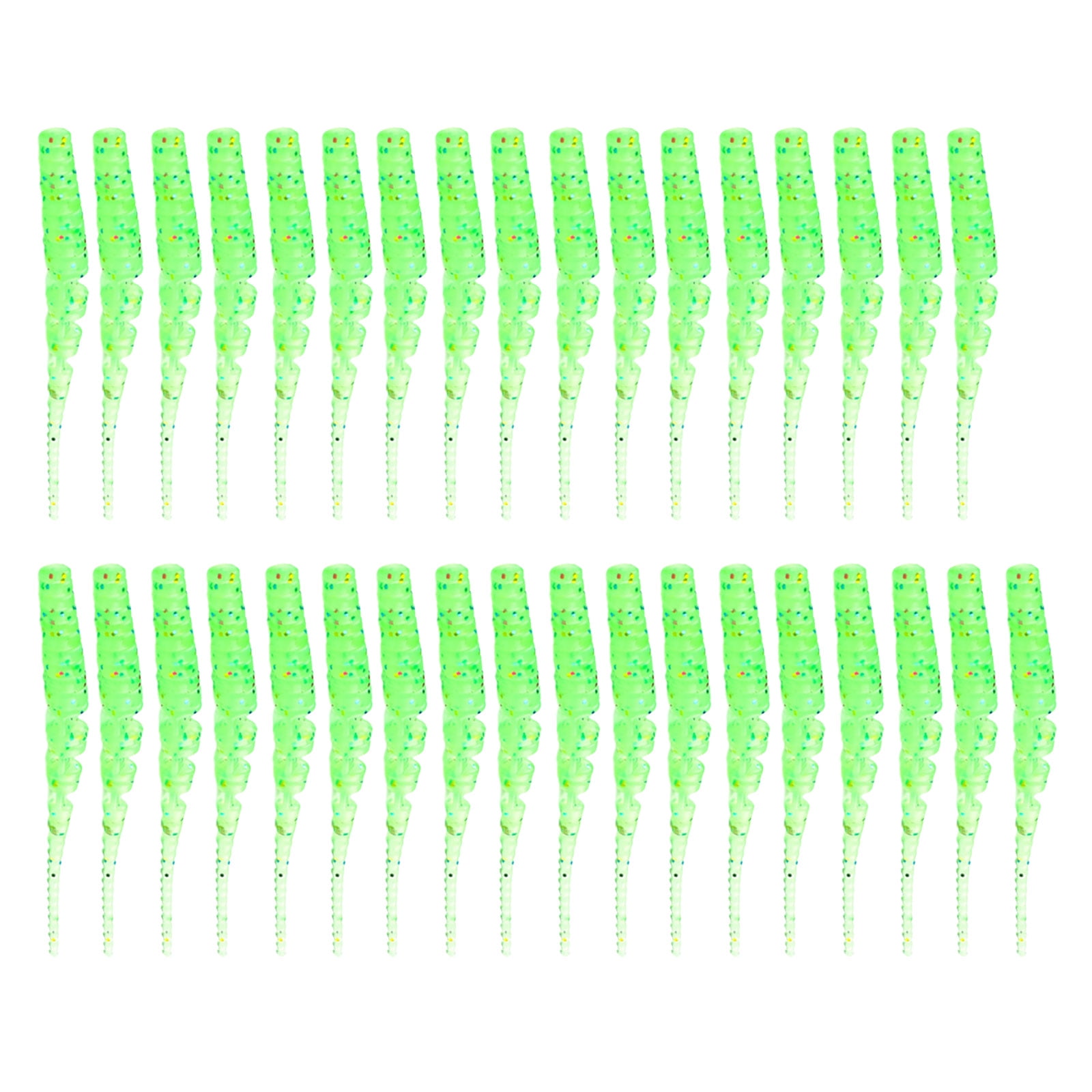 35pcs Rotate Tail Fishing Lures Wobbles Soft Lures Enhances Flexibility ...