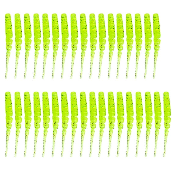 35pcs Rotate Tail Fishing Lures Wobbles Soft Lures Enhances Flexibility ...