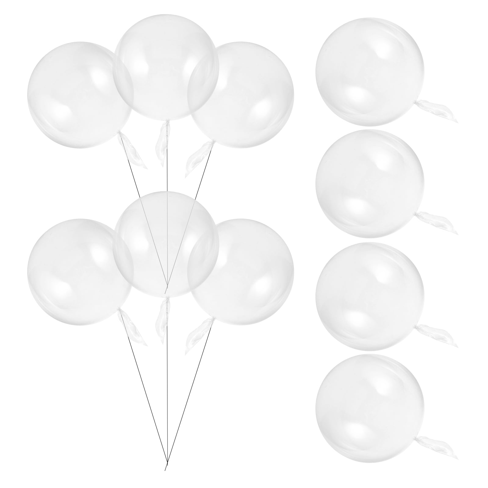 35pcs Transparent Bobo Balloons Clear Balloons Transparent Balloons ...