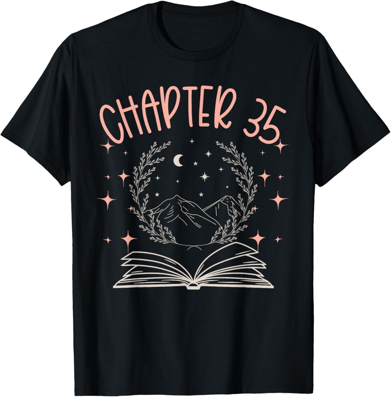 35th Birthday Women Book Lovers Chapter 35 Its My Birthday T-Shirt - Walmart.com