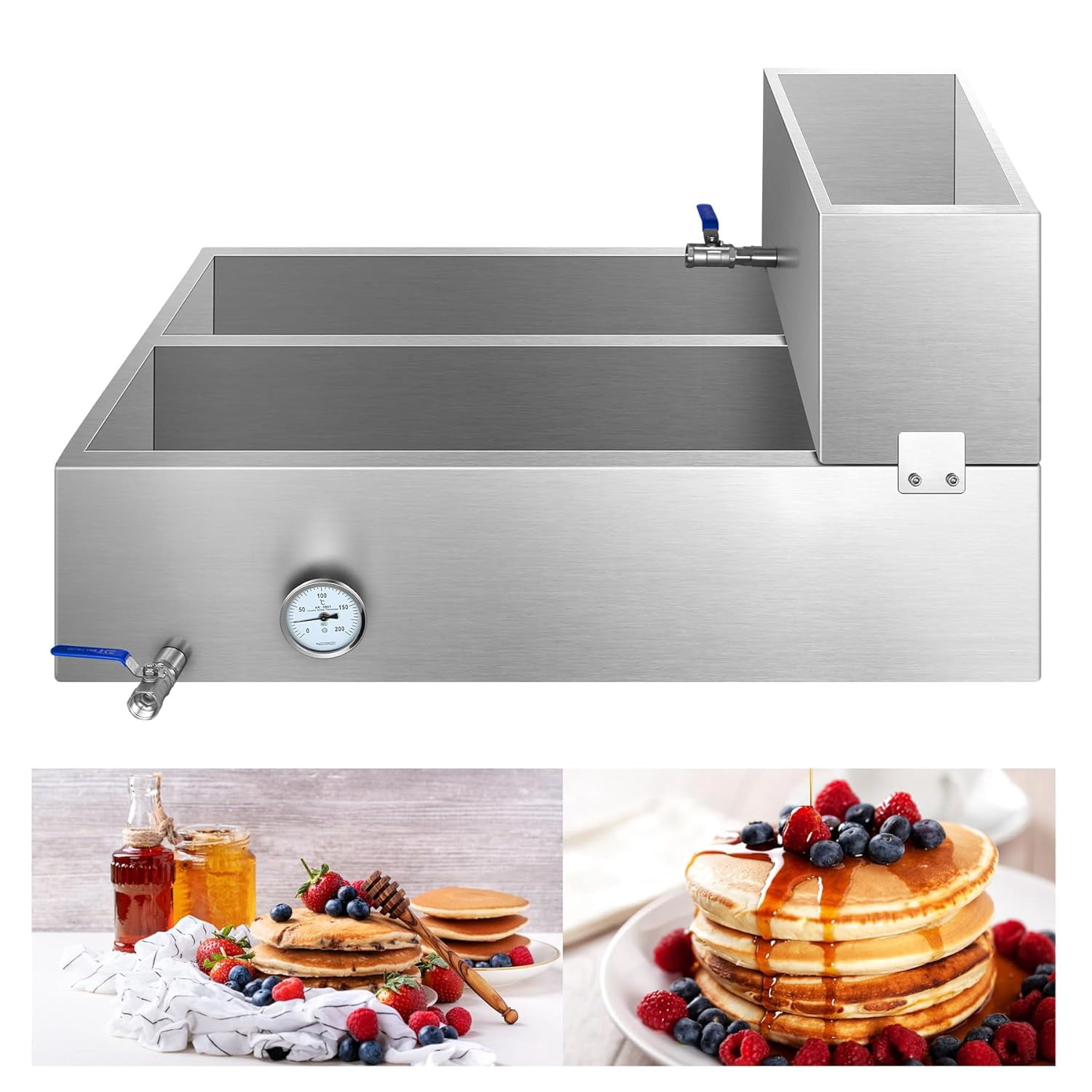 35x24x18.5 Inch Maple Syrup Evaporator Pan,304 Stainless Steel Maple ...
