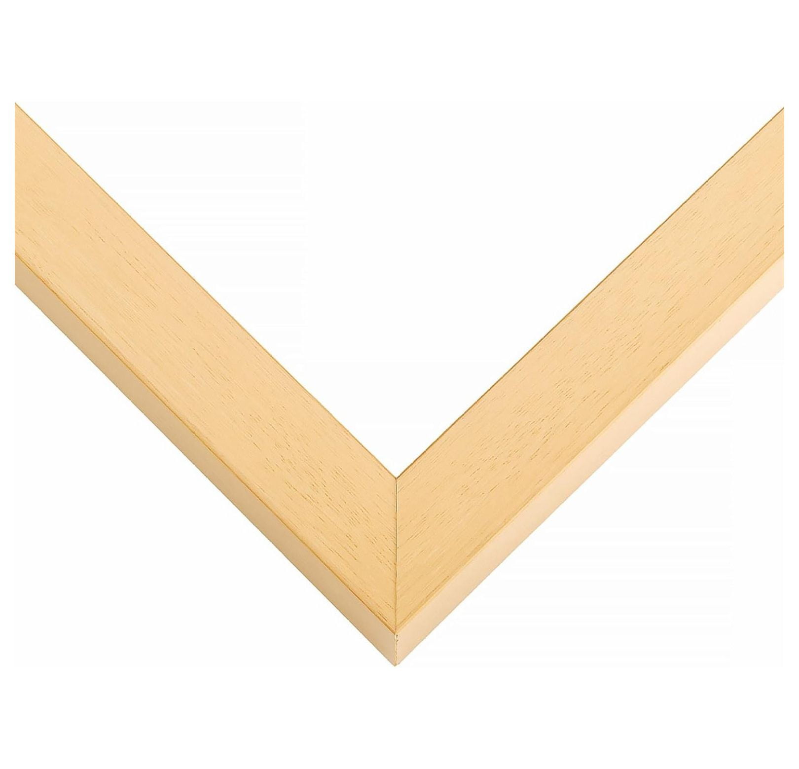 35x25 Box Frame Brown | 0.875 Inches Deep Real Wood Contemporary ...