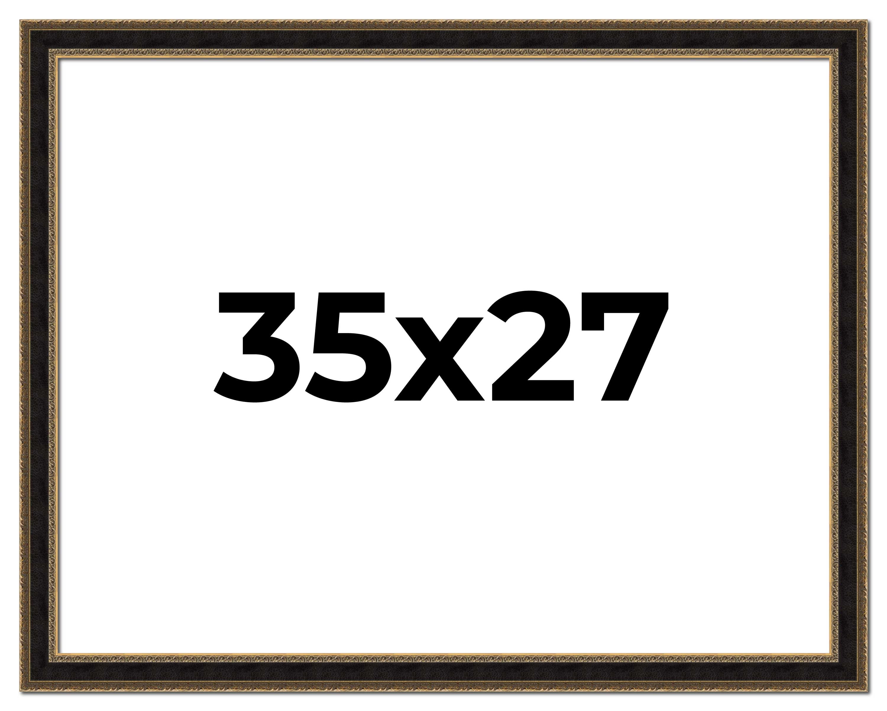 35x27 Frame Gold Antique Vintage Sold Wood Picture Frame | 1.75 Inch ...