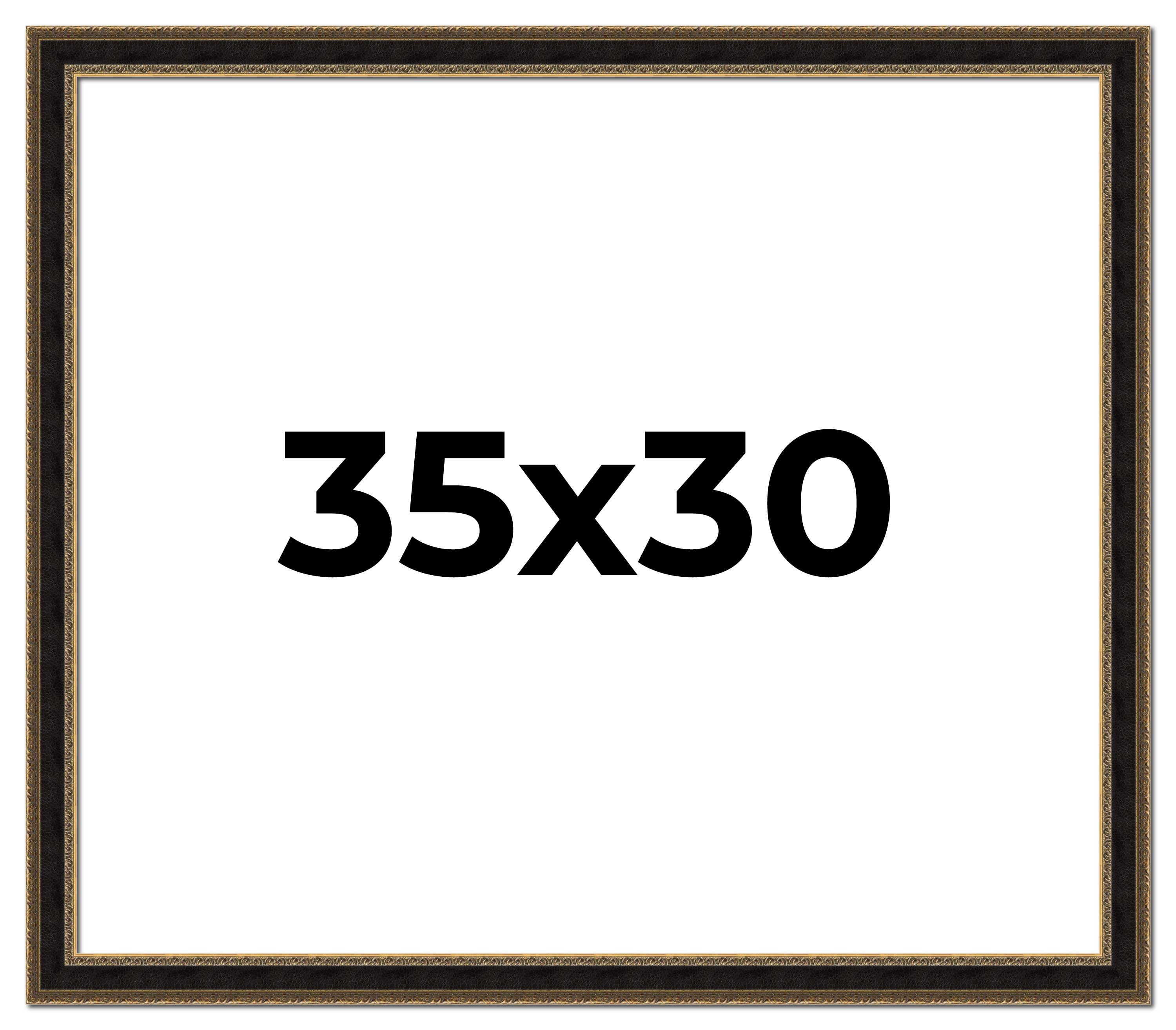 35x30 Frame Gold Antique Vintage Sold Wood Picture Frame | 1.75 Inch ...