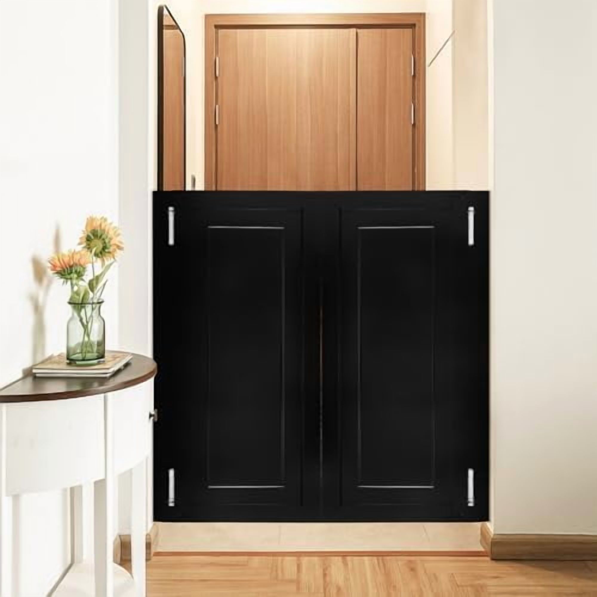 35x35 Double Swing Door, Interior Swinging Cafe Doors, 180° Opening ...