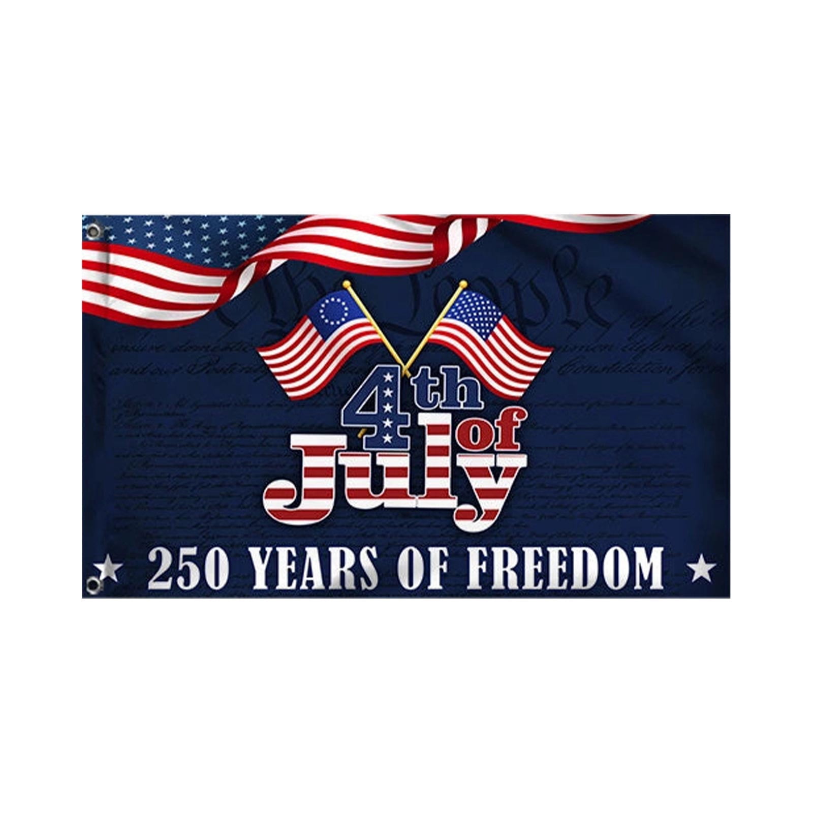 35x59 in. US 250 Commemorative Flags — 4th of July Decorations — Porch ...