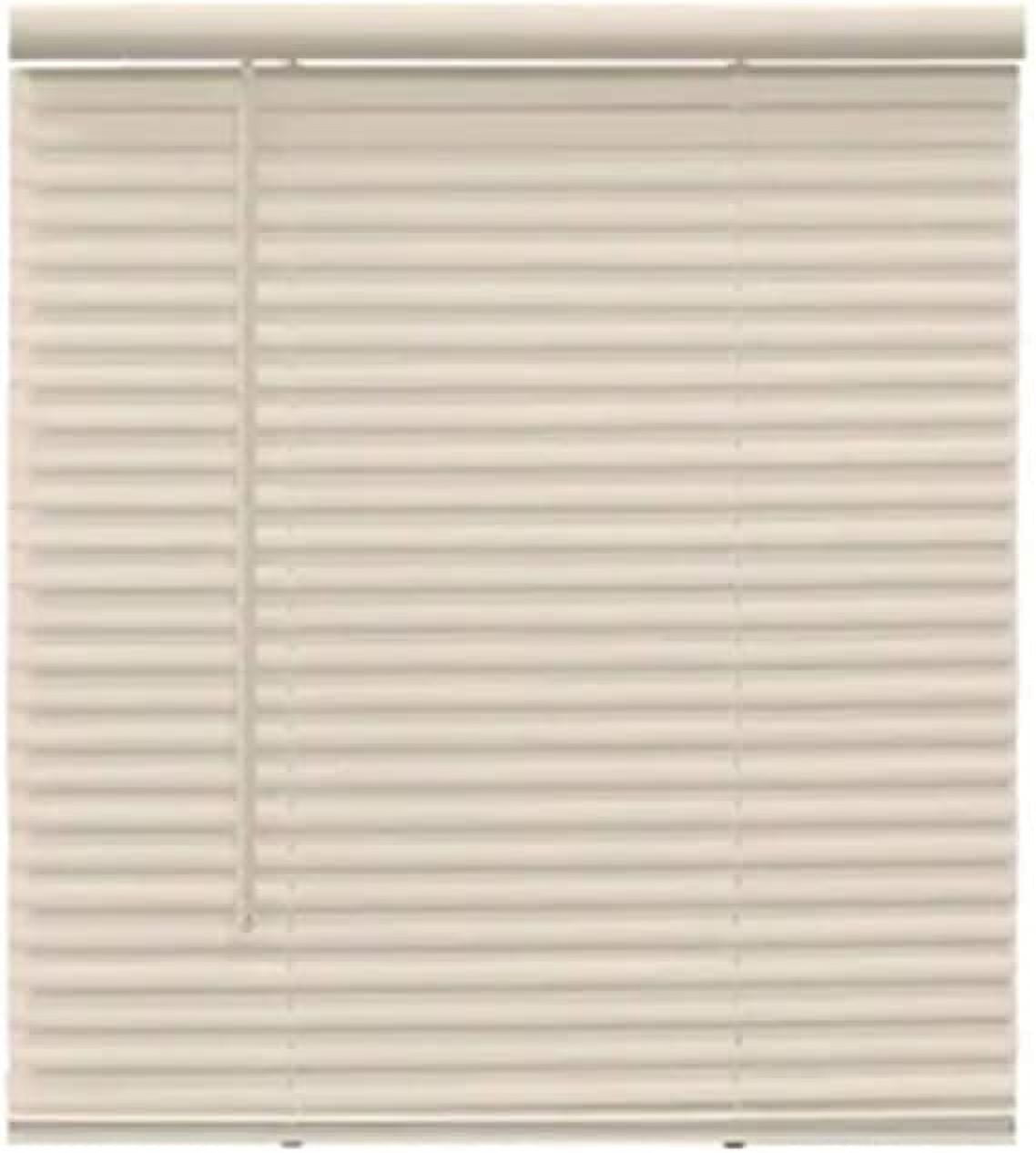 "35x60 Cordless 1"" Aluminum Mini Blind Alabaster" - Walmart.com