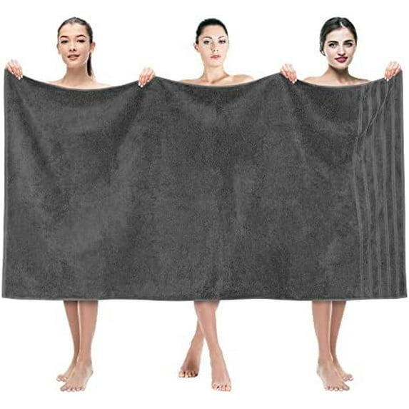 35x70 Jumbo Large Bath Towels, 600 GSM 100% Cotton Turkish Bath Sheet ...
