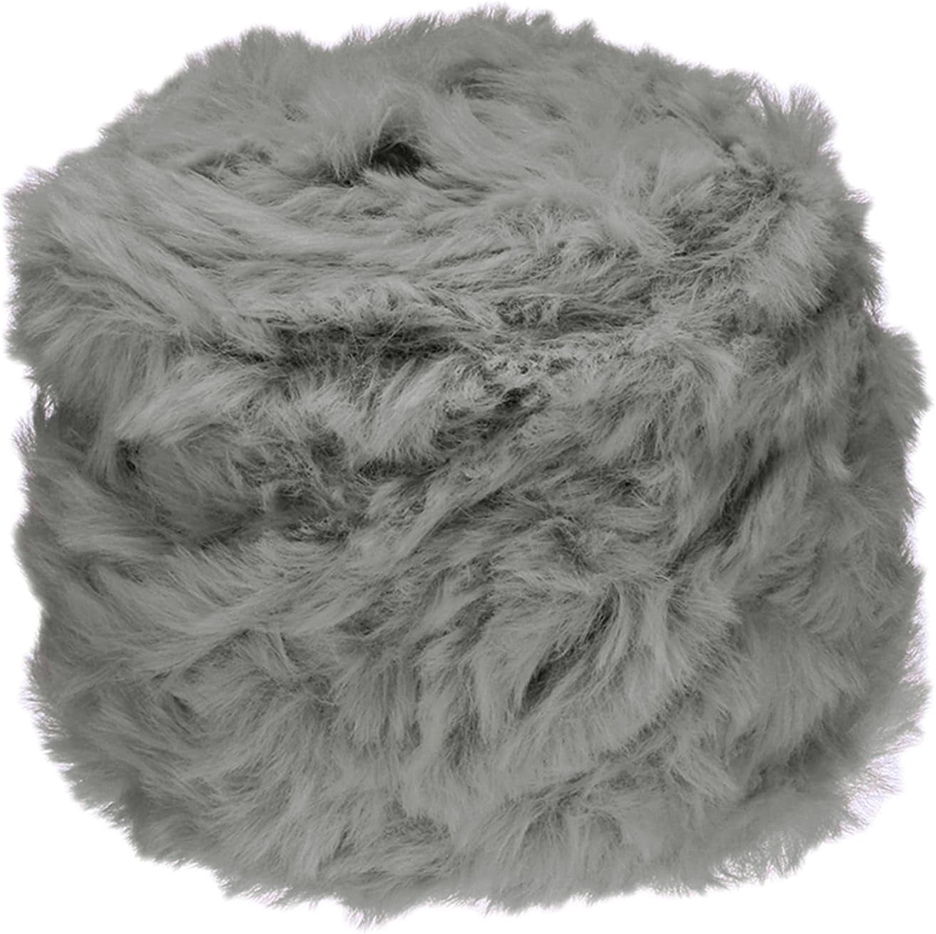 35yds 50g Faux Fur Yarn, Fuzzy Yarn Crochet Fluffy Yarn Soft Chunky ...