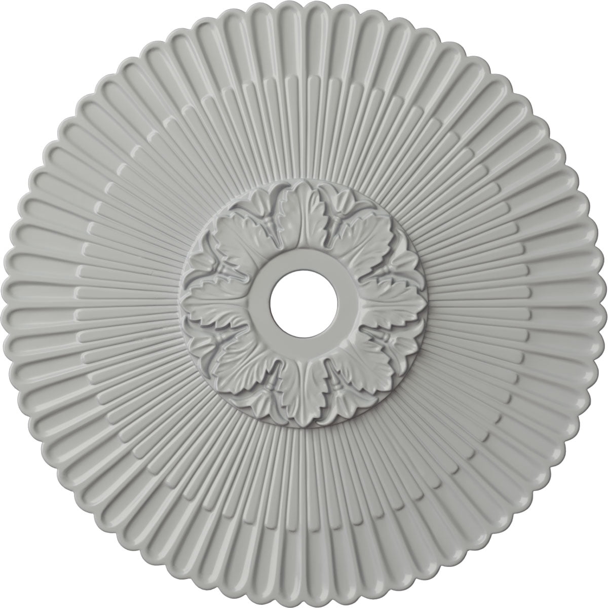 36 1/4"OD x 1 7/8"P Melonie Ceiling Medallion (Fits Canopies up to 6 1/ ...