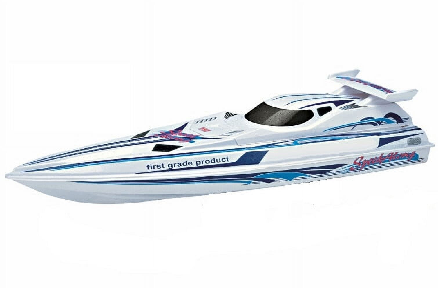 36" 2.4G Speed Xcyclone Racing Boat (White) - Walmart.com