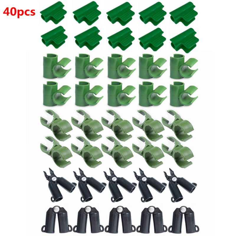 36/30Pcs A-Type Bracket Climbing Frame Set Plant Pile Connector Clip ...