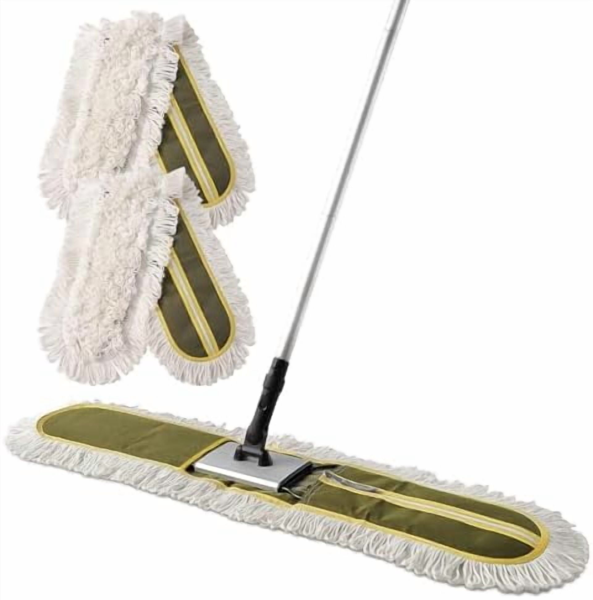 36" Commercial Dust Mops for Floor Cleaning Heavy Duty Floor Duster Mop ...