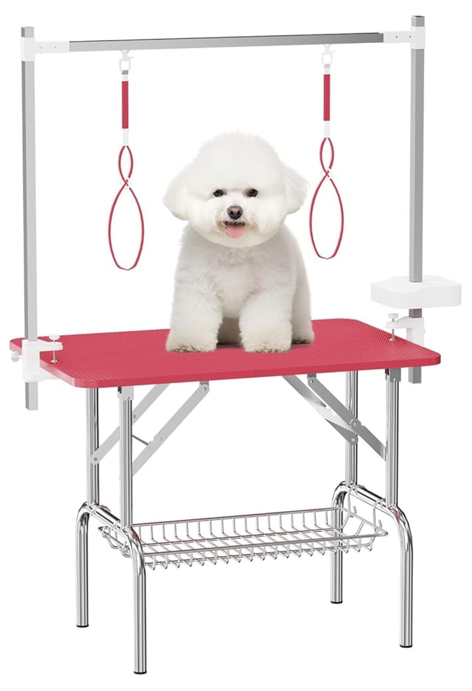36''/47''Large Dog Grooming Table, Foldable Pet Station at Home, Dog ...