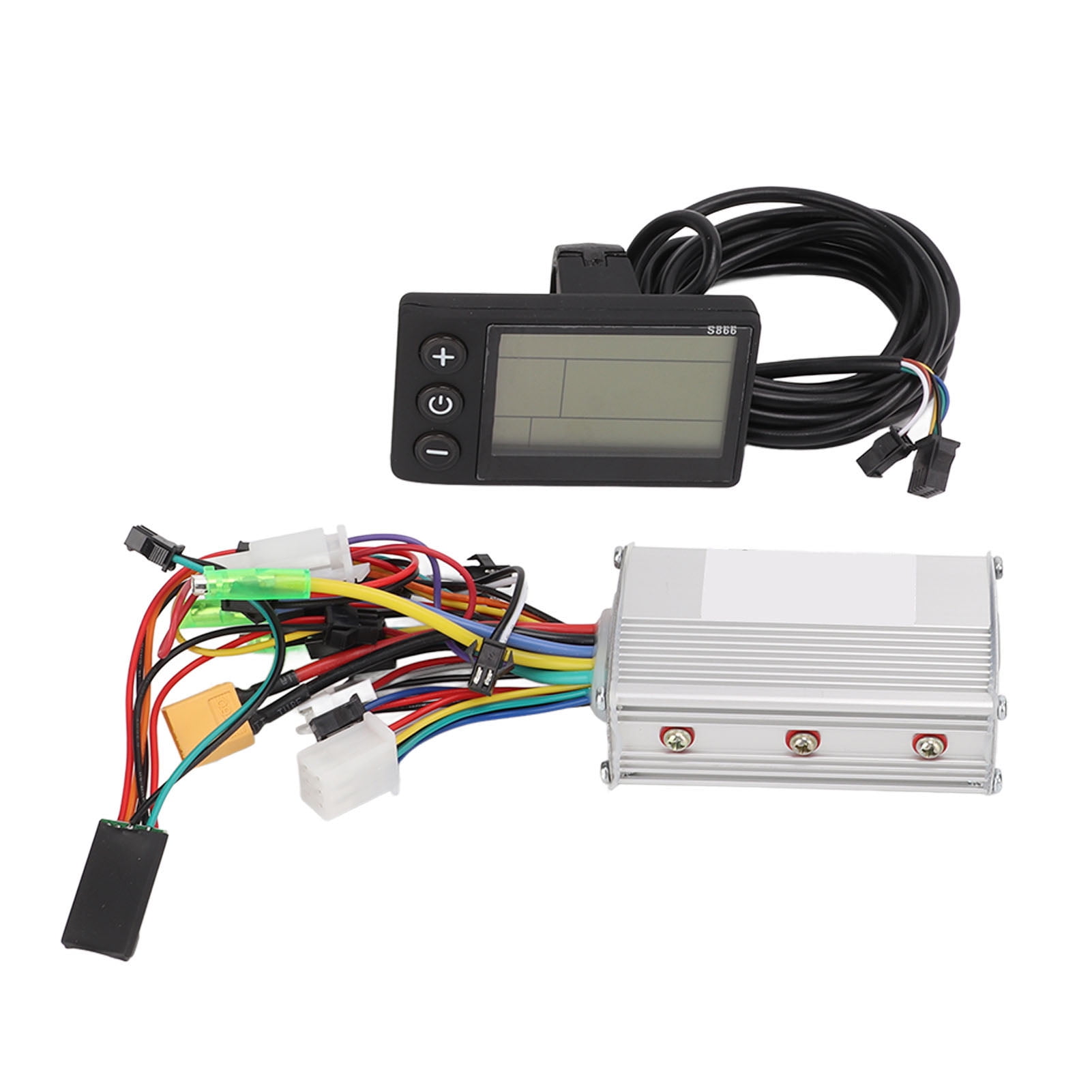 36/48/60V 350W Brushless Motor Controller Kit W/ LCD Display, Electric ...