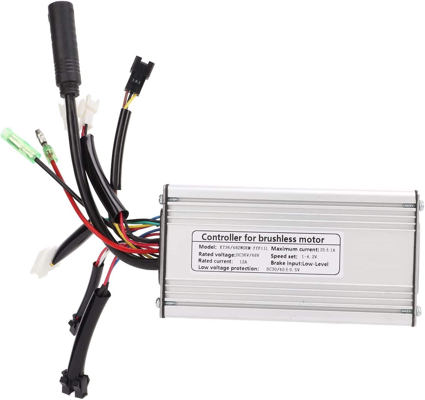 36/48V 25A Motor Controller Aluminum Alloy 500W to 750W Motor ...