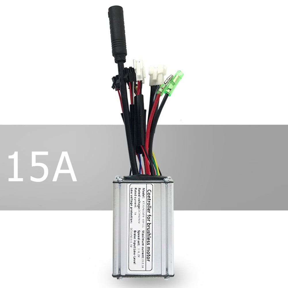 36/48V KT15A Ebike Sine wave Controller With Light line For 250W ...