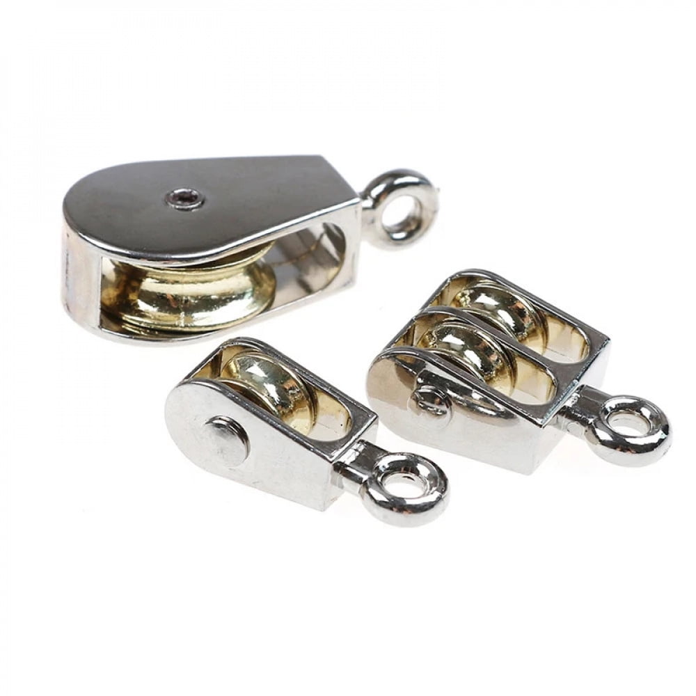 36/52/75mm Metal Sheave Zinc Alloy Fixed Pulley Crown Block And Tackle ...