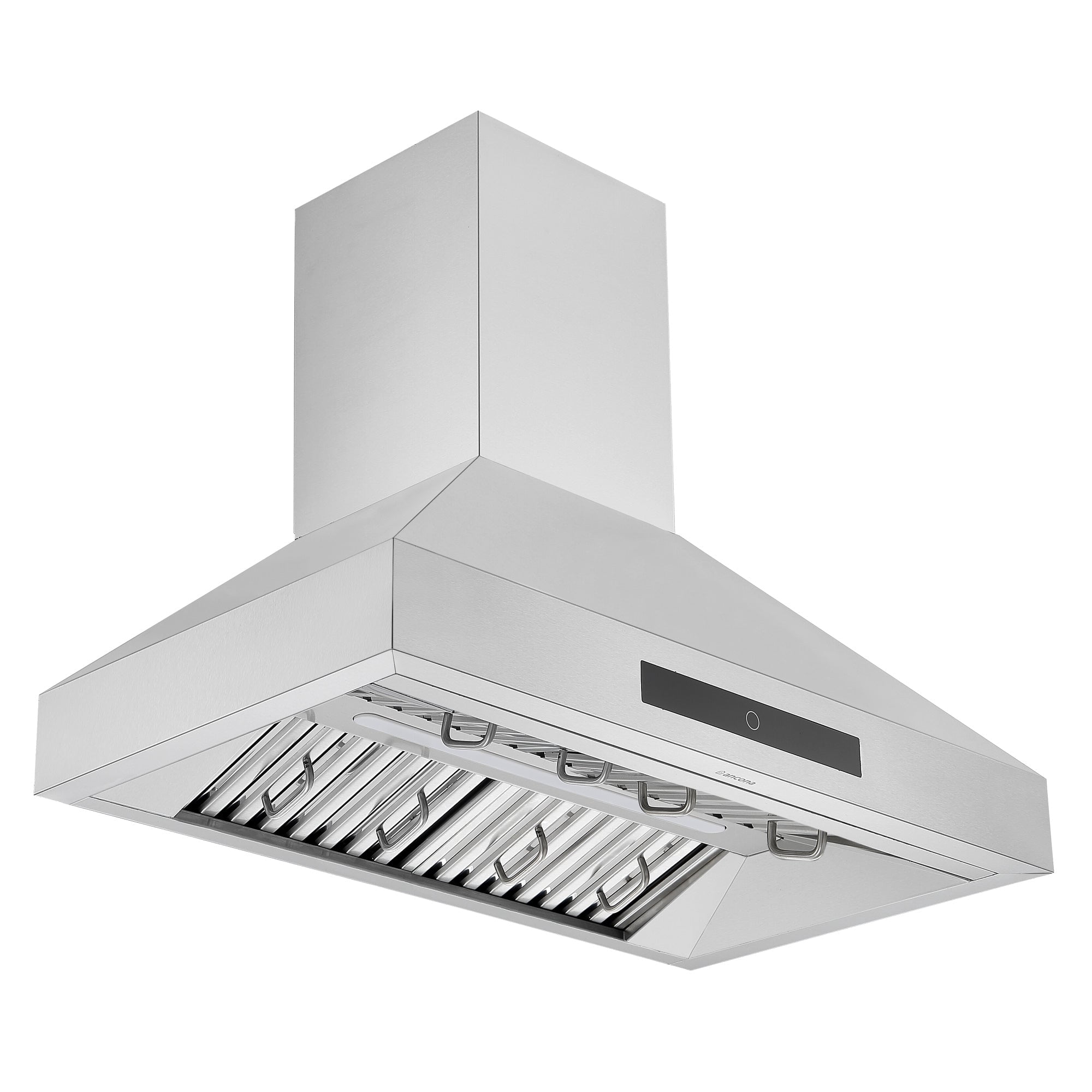 36" 600 CFM Ducted Wall Mount Pyramid Range Hood in Stainless Steel ...