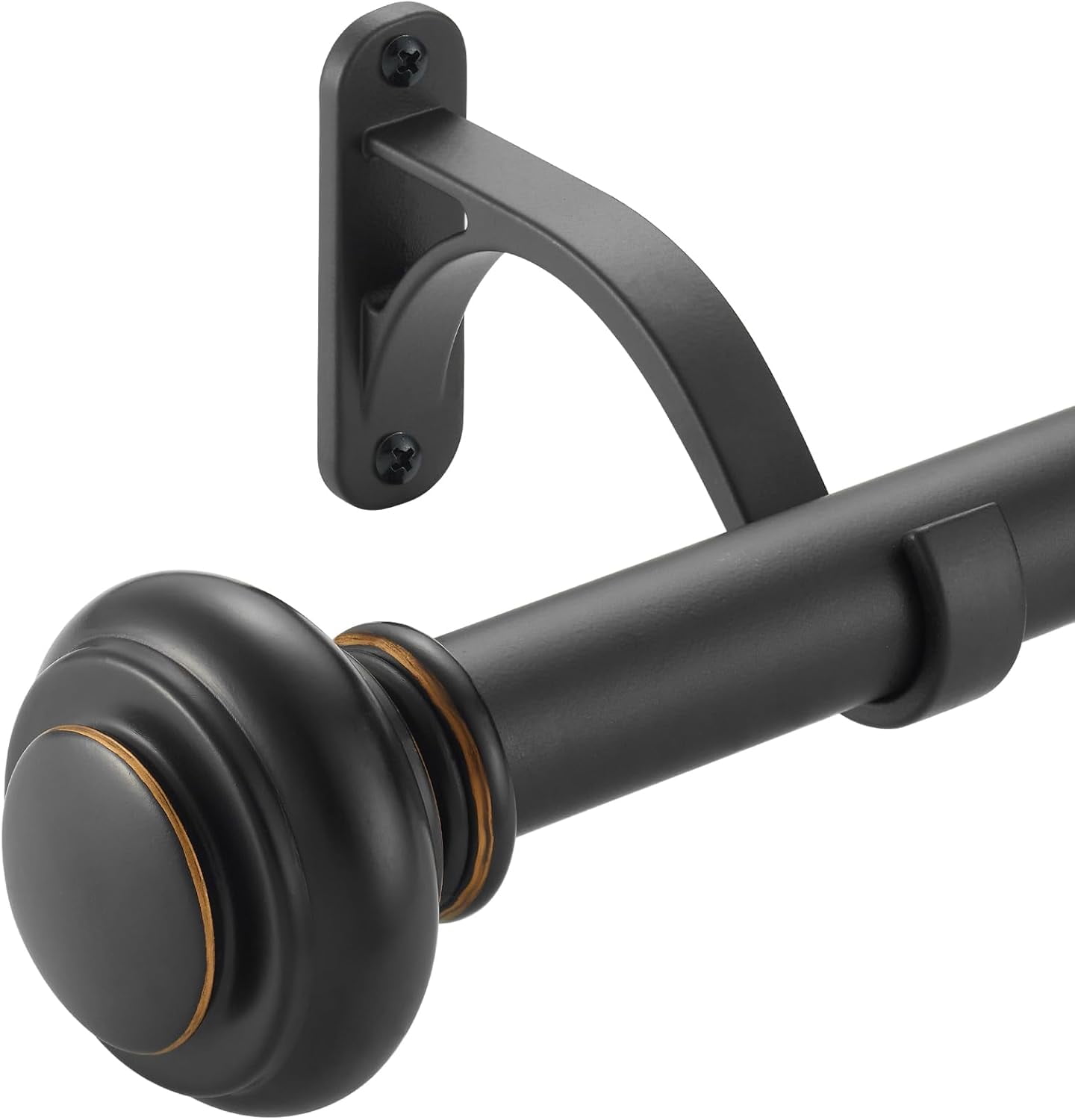 36-72 Inches Curtain Rods for Window, 1 Inch Diameter Drapery Rod with ...