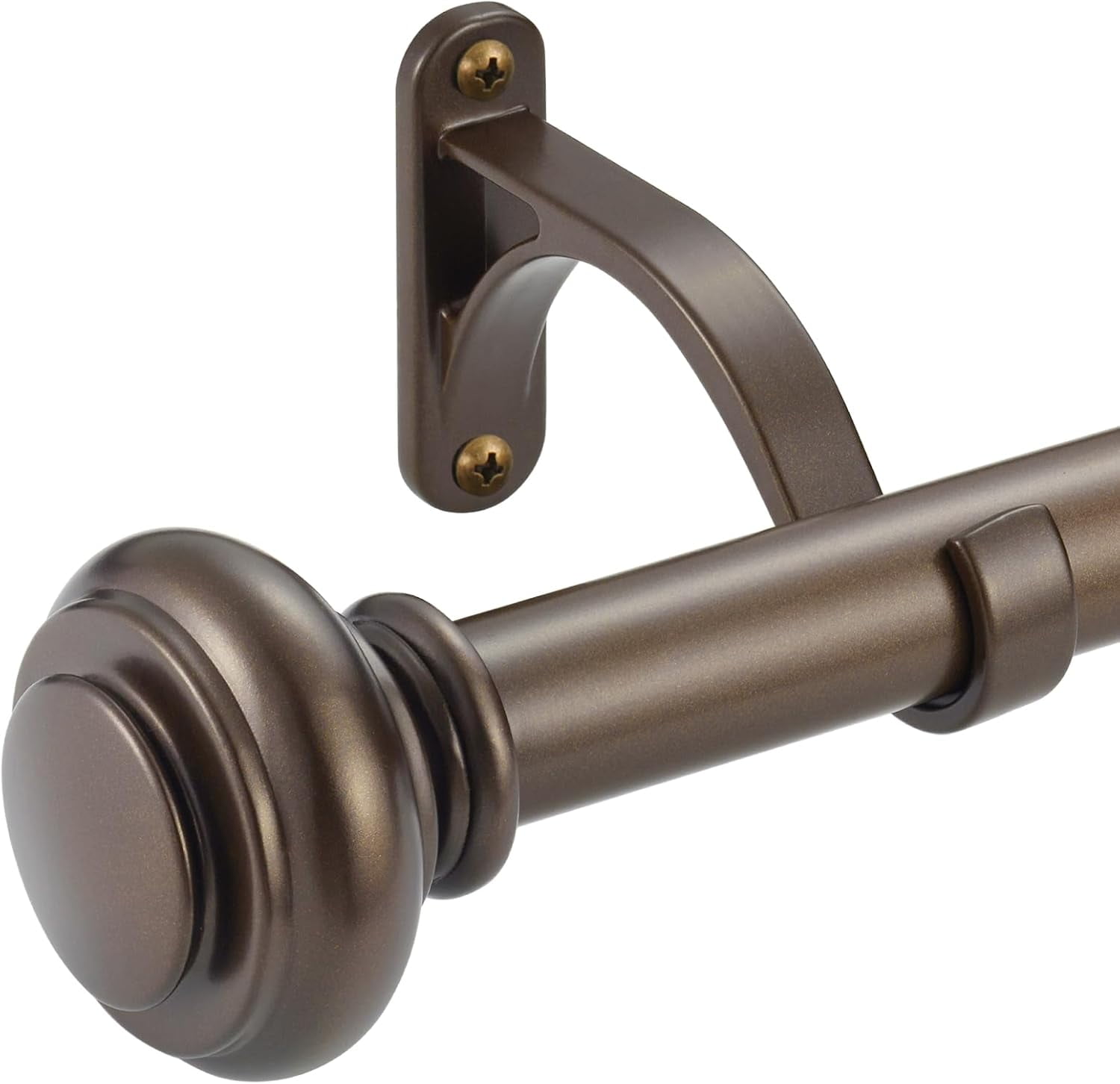 36-72 Inches Curtain Rods for Window, 1 Inch Diameter Drapery Rod with ...