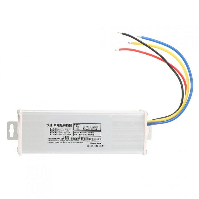 36-72V to 12V, 20A, 240W, DC Converter Adapter, Voltage Transformer ...