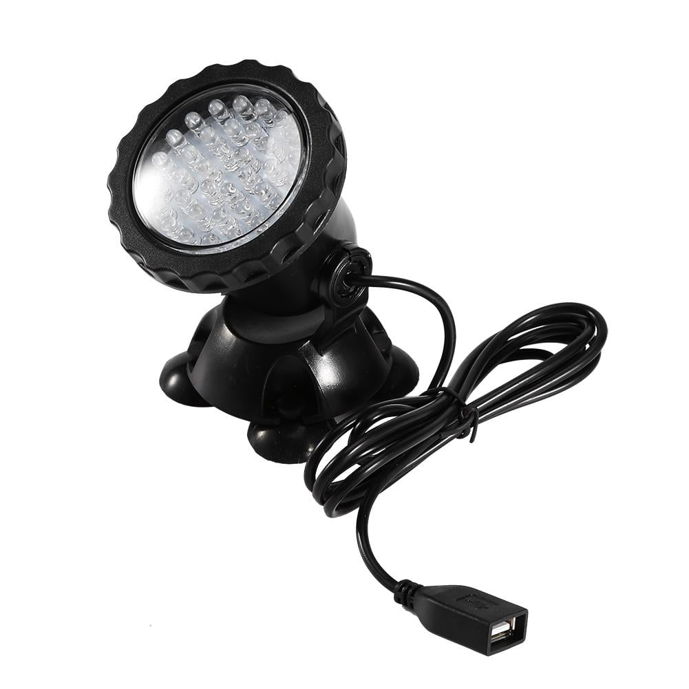 36‑LED Waterproof Submersible Spotlight Landscape Lamp for Aquarium ...