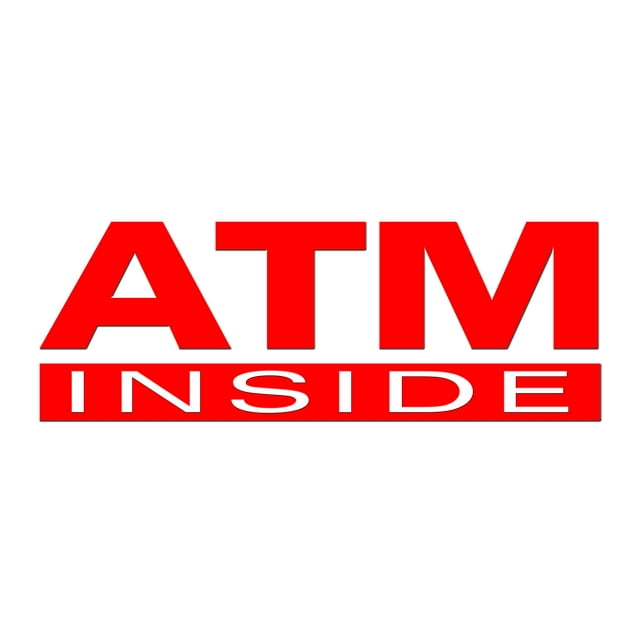 36" ATM INSIDE DECAL sticker cash machine money automatic teller ...